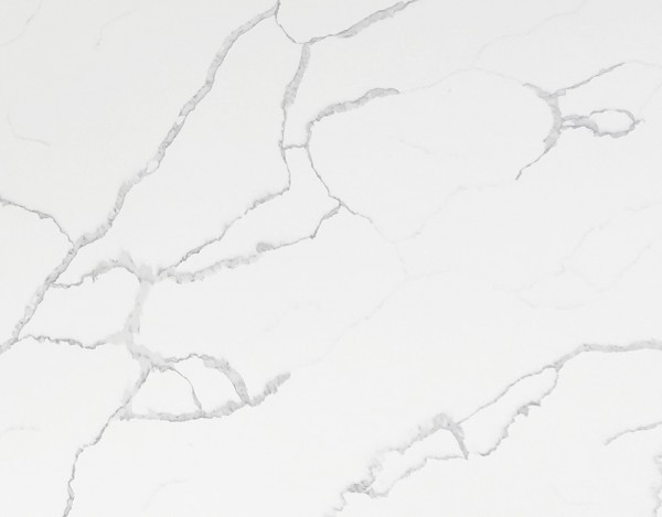 Calacatta Alaska White (YMR119) - quartz countertops - Yomi Stone