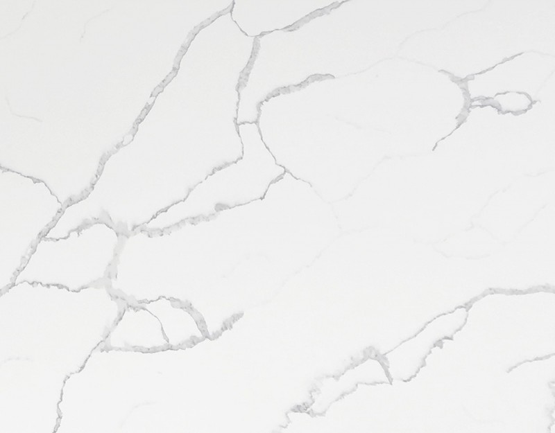 Calacatta Alaska White (YMR119) - quartz countertops - Yomi Stone