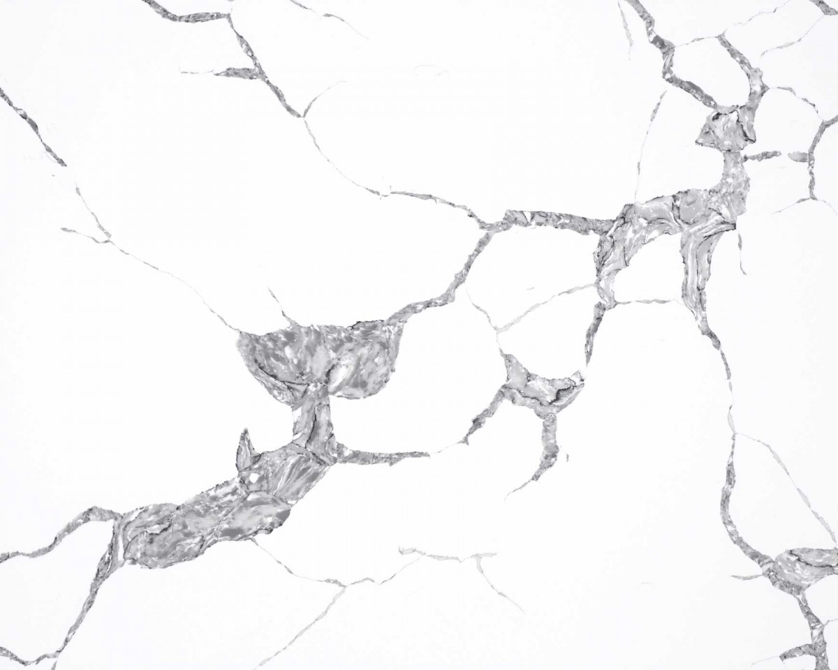 Invisible White Quartz Slabs (YMQ212) - quartz countertops - Yomi Stone