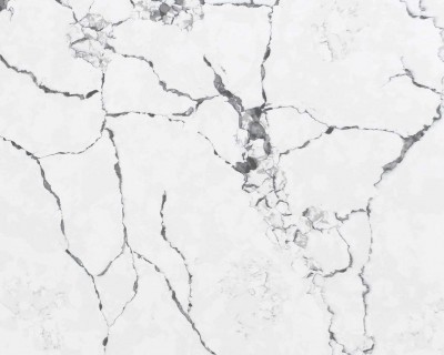 Invisible White Quartz Slabs (YMQ212) - quartz countertops - Yomi Stone