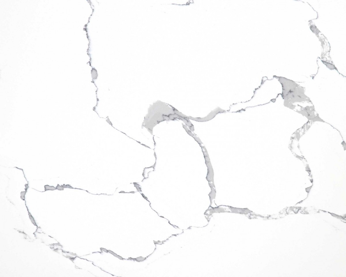 Calacatta Alaska White (YMR119) - quartz countertops - Yomi Stone