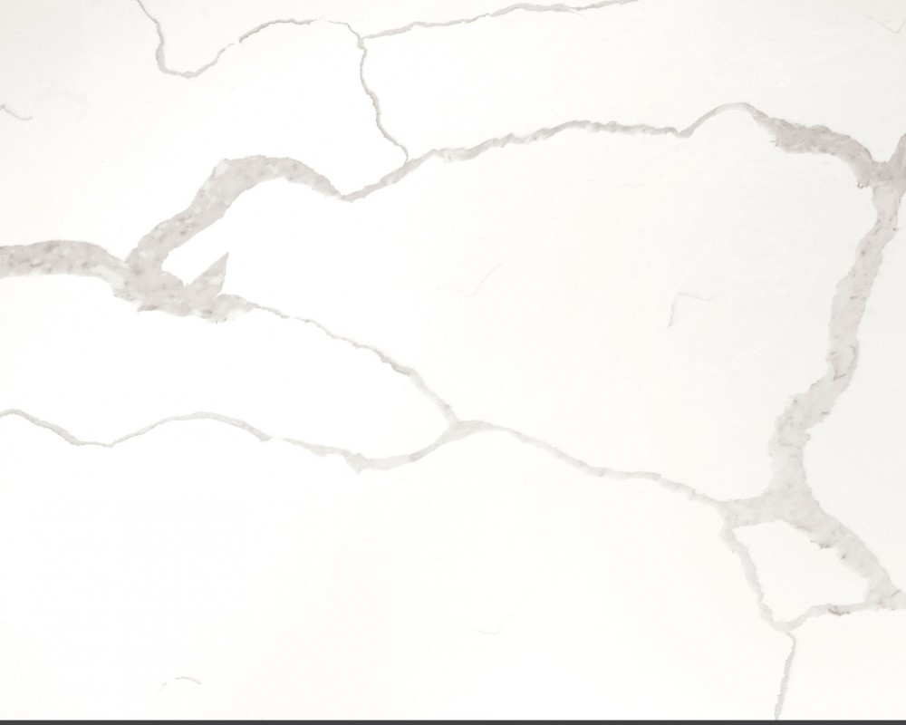 Calacatta Alaska White (YMR119) - quartz countertops - Yomi Stone