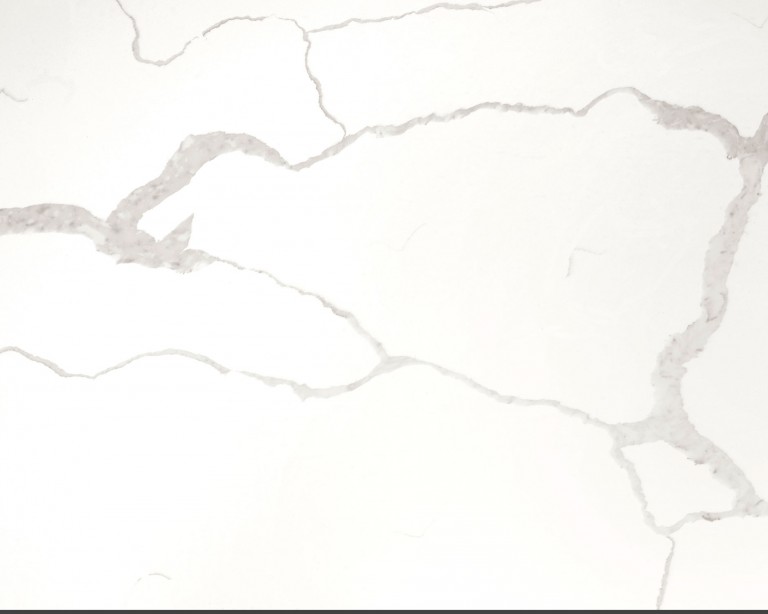 Calacatta Alaska White (YMR119) - quartz countertops - Yomi Stone
