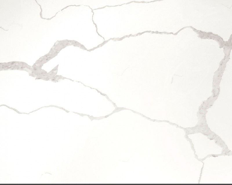 Calacatta Alaska White (YMR119) - quartz countertops - Yomi Stone