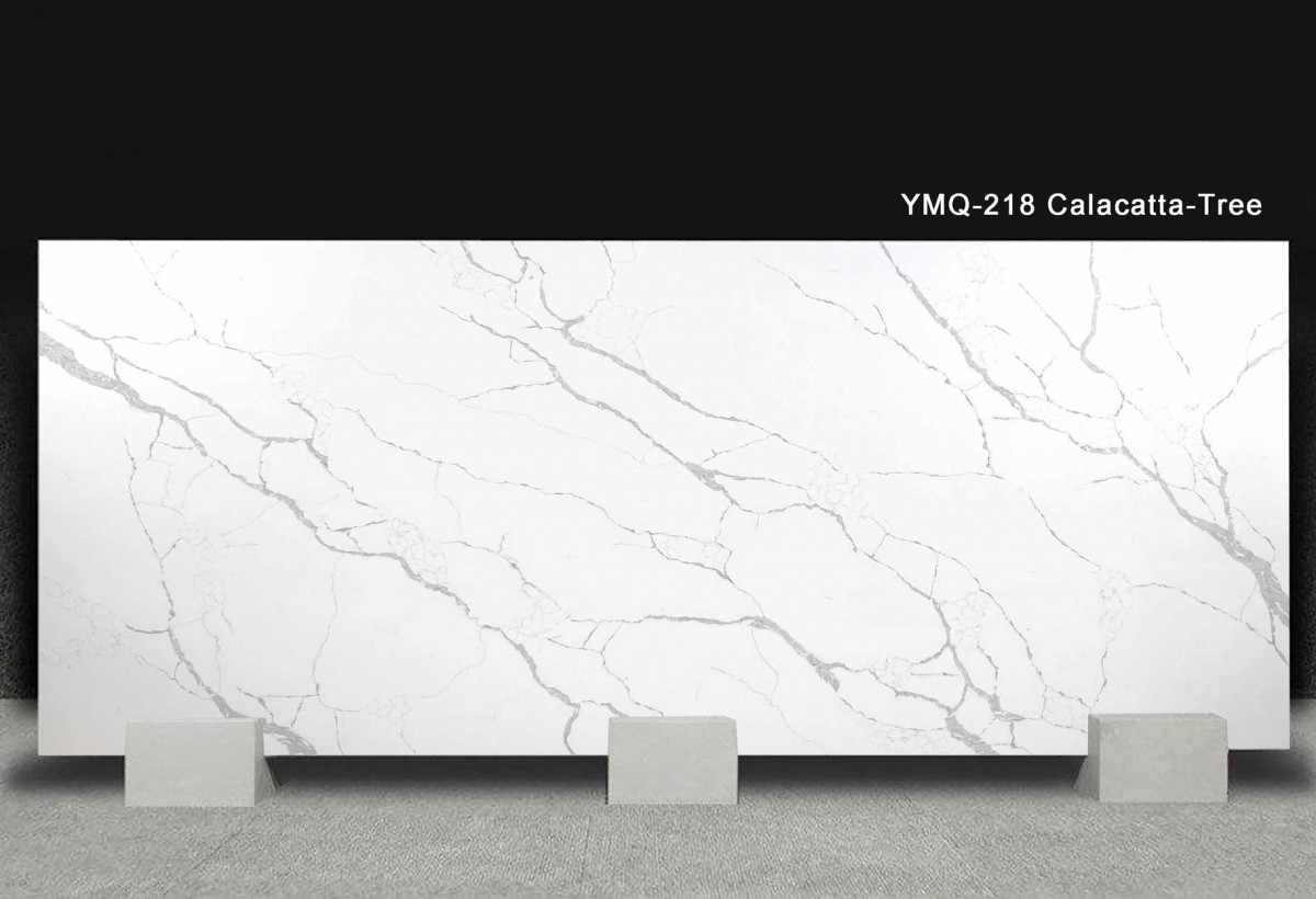 marble look quartz - quartz countertops - Yomi Stone
