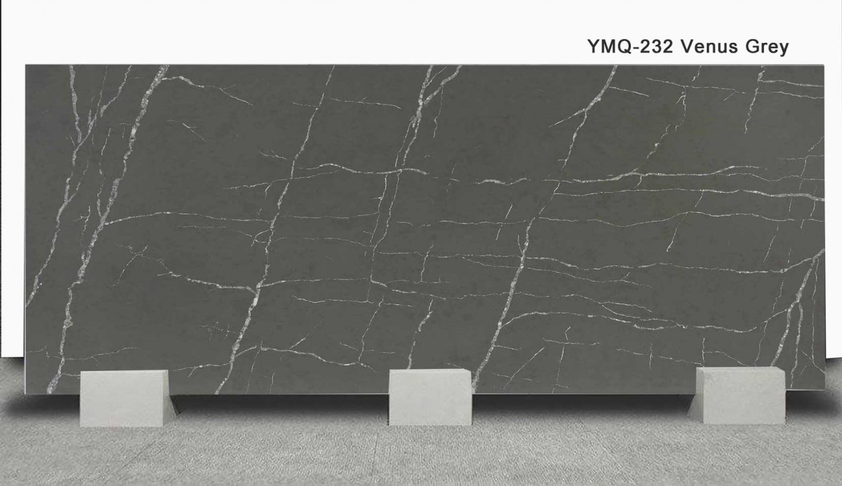 Calacatta Tree Quartz Slabs (YMQ218) - quartz countertops - Yomi Stone