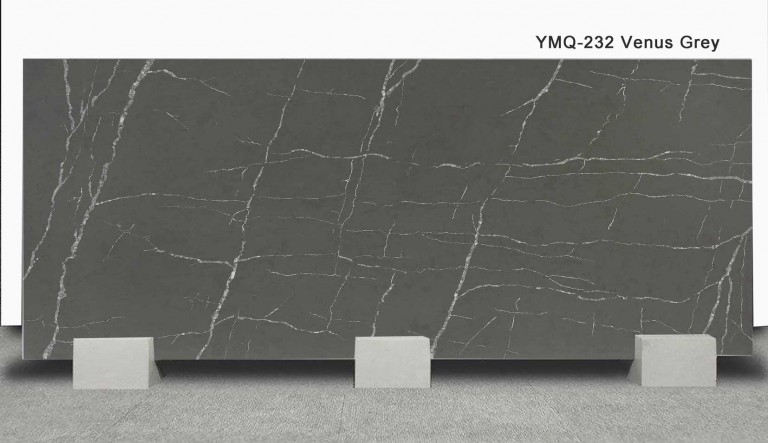 Calacatta Tree Quartz Slabs (YMQ218) - quartz countertops - Yomi Stone