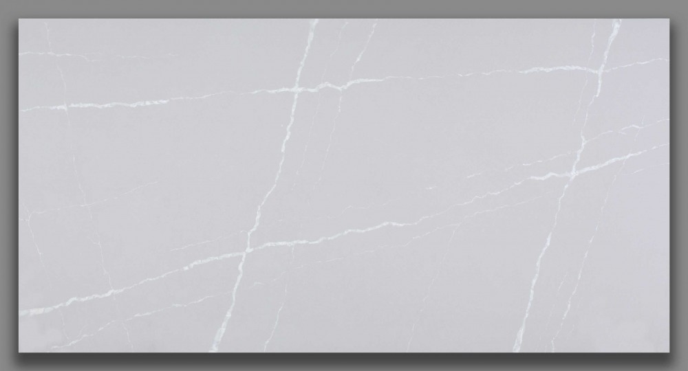 Venus Light Grey Quartz Slabs (YMQ-270) - quartz countertops - Yomi Stone