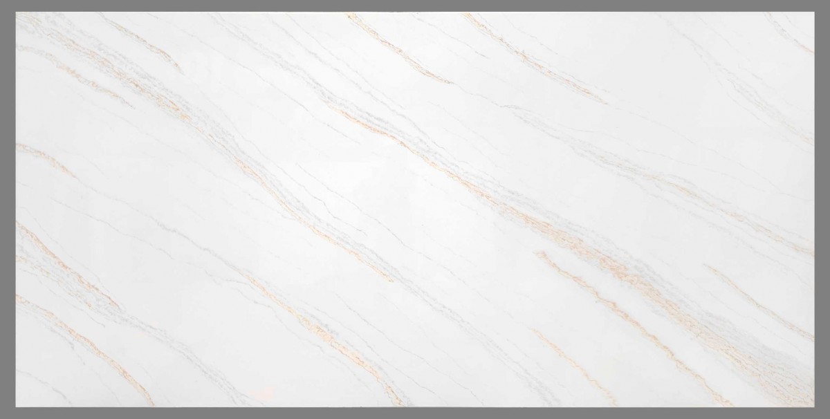 Calacatta Tree Quartz Slabs (YMQ218) - quartz countertops - Yomi Stone